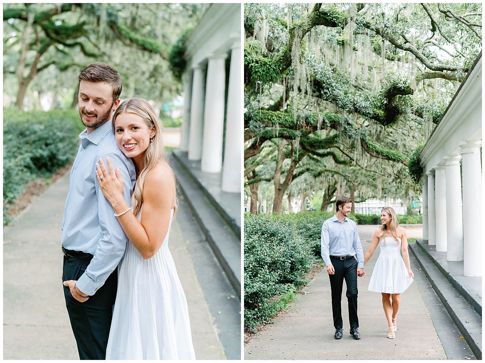 Downtown Savannah Georgia Engagement - madisonysapp.com