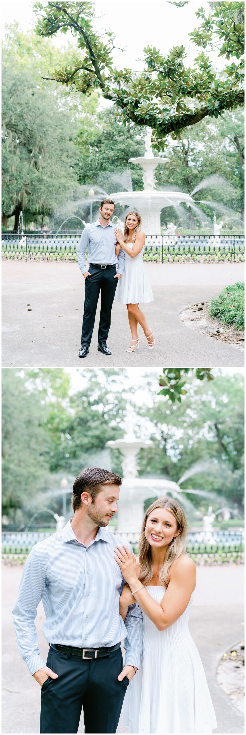 Downtown Savannah Georgia Engagement - madisonysapp.com